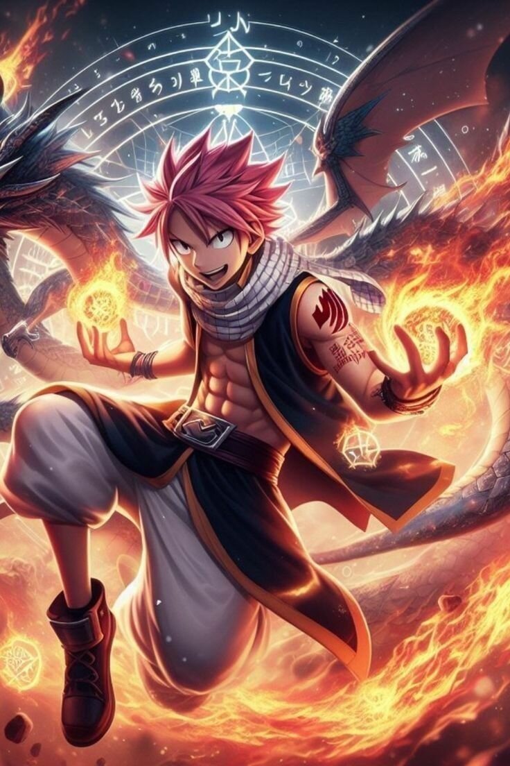 Алмазная живопись "Fairy Tail", 5D, круглая, 40x50 см. Производитель: Brose Art.
