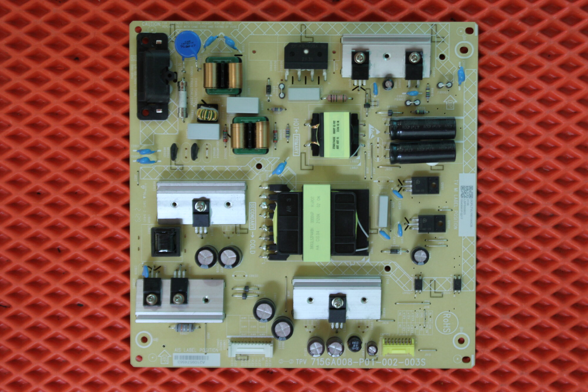 Блок питания (PSU) 715GA008-P01-002-003S для телевизора PHILIPS 50PUS7406/60-KJ80 в надёжной упаковке