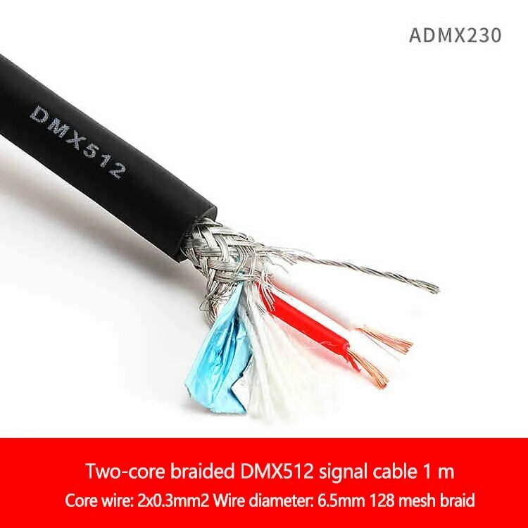 SNQP двухъядерный экранированный аудиокабель XLR 1-30 м ADMX230, 1.0m