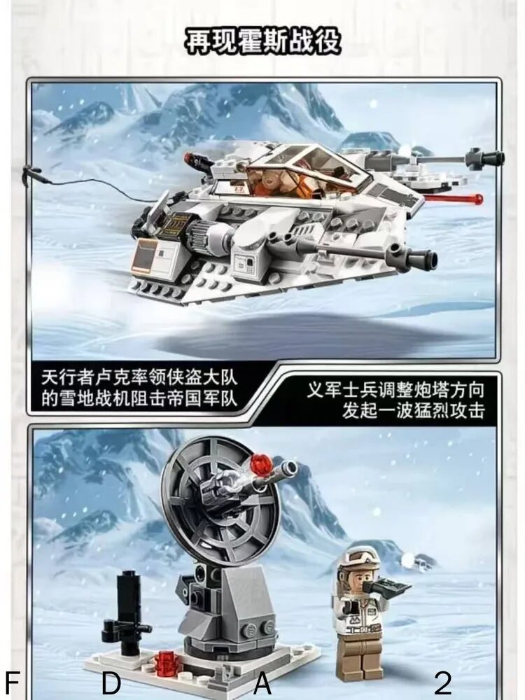 Конструктор Star Wars Snowspeeder 20 лет Star Wars