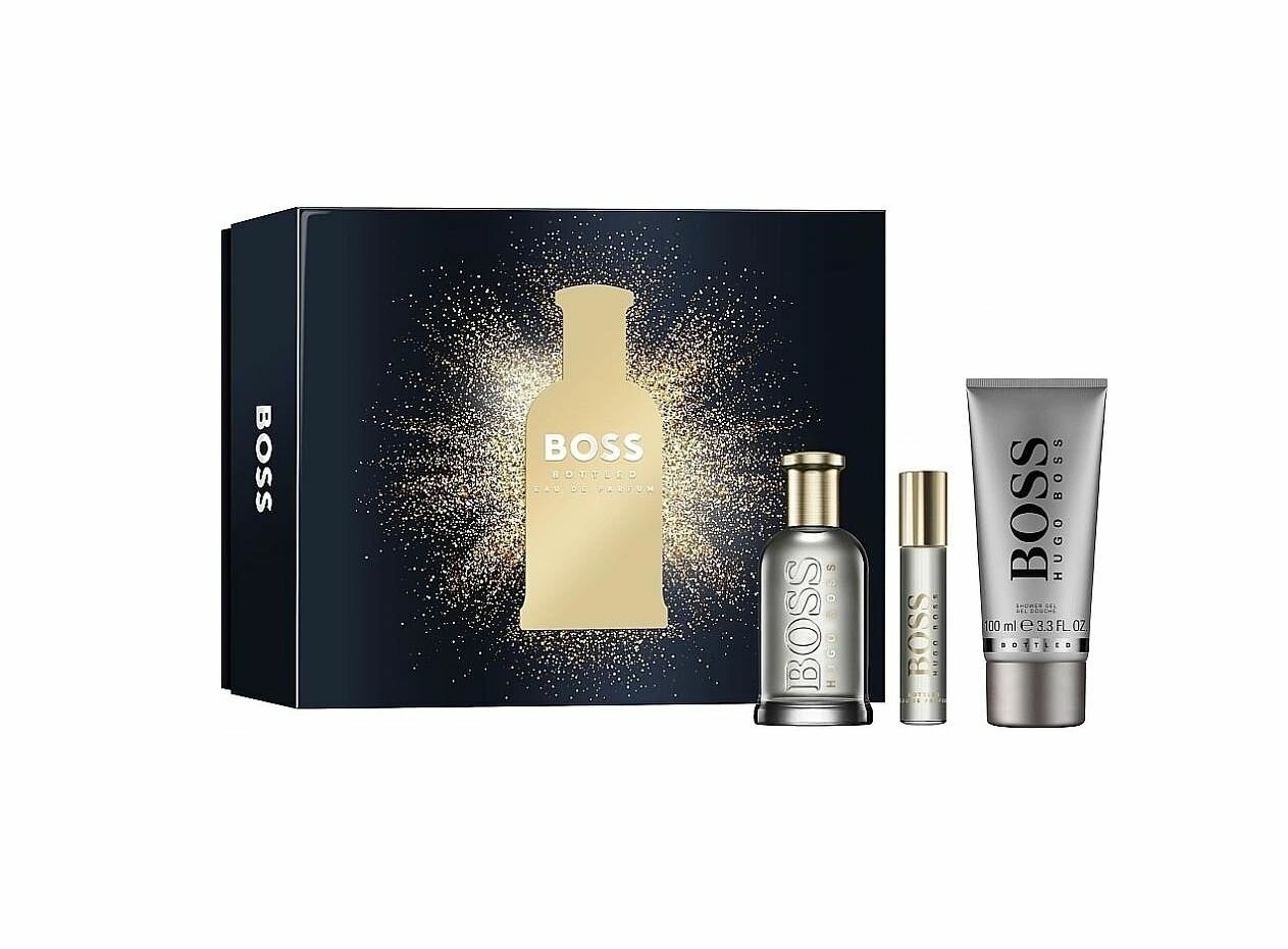 Набор Hugo Boss Bottled Eau De Parfum парфюмерная вода 100 мл + парфюмерная вода 10 мл + гель для душа 100 мл