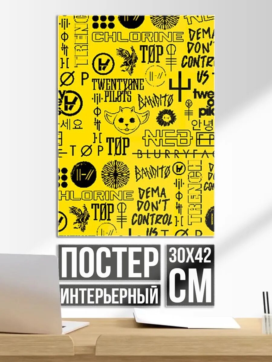 Постер на стену Twenty One pilots