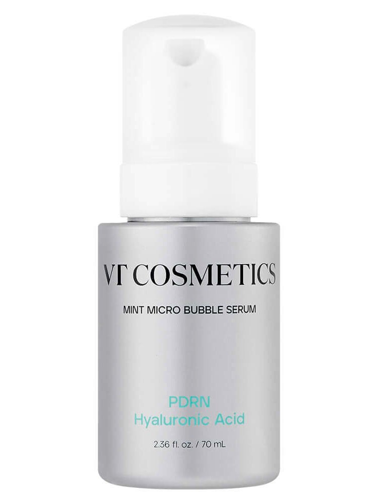 Пузырьковая сыворотка с пдрн VT Cosmetics PDRN Hyaluronic Mint Micro Bubble Serum, 70 мл