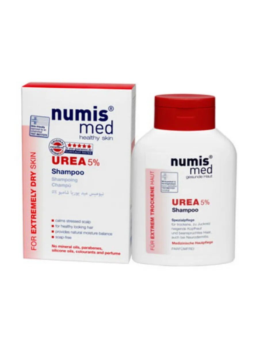 Numis Med Шампунь с 5% мочевиной для ежедневного применения для очень сухой кожи головы 200 мл 1 шт