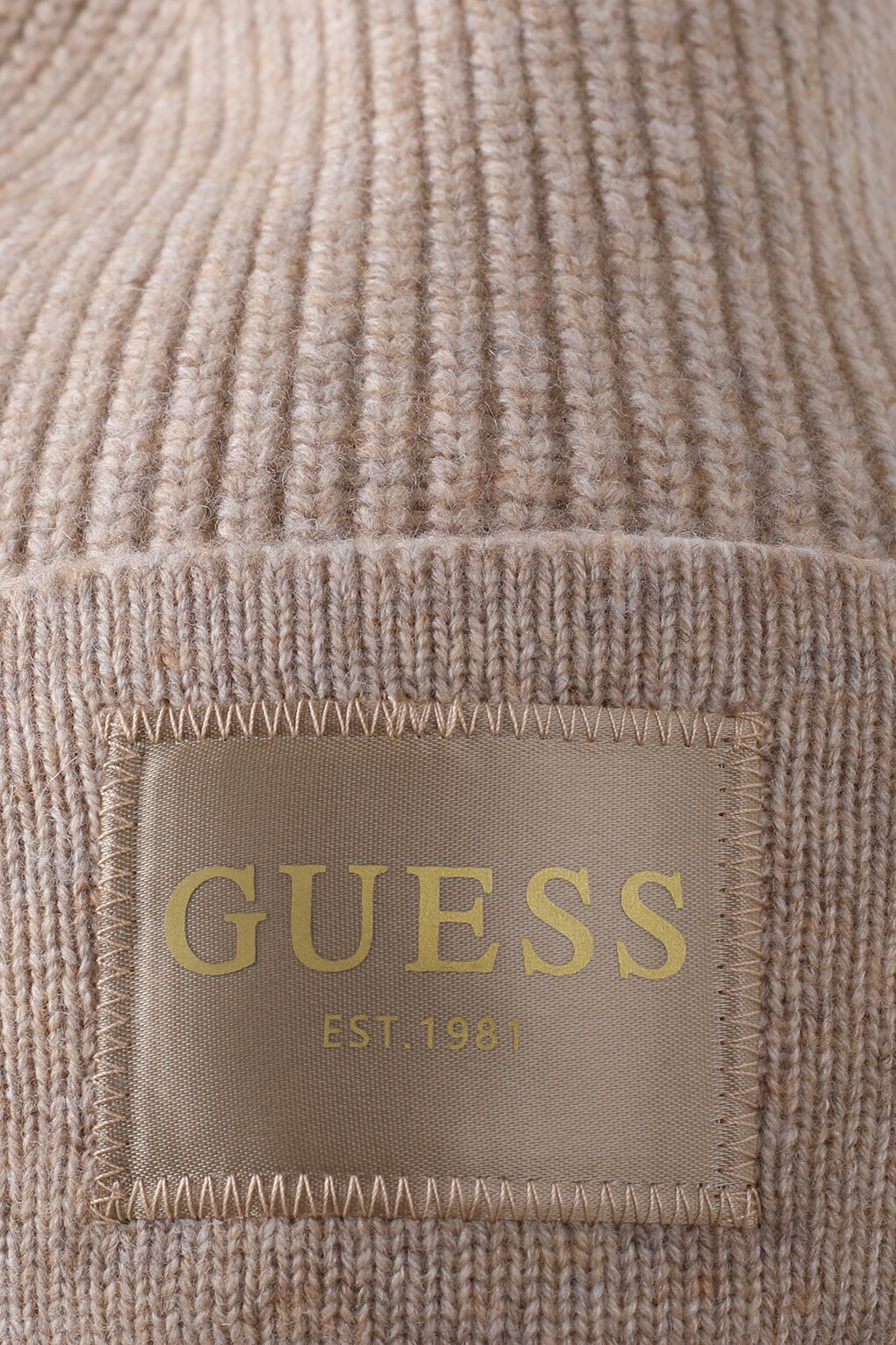 Шапка GUESS для женщин, размер m, бежевый — фото 1