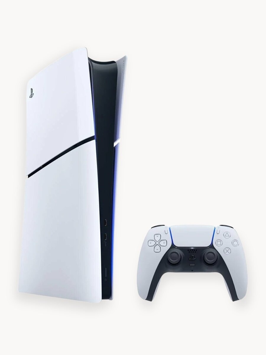 Игровая приставка Sony PlayStation 5 Slim Digital, без дисковода, 1TB, White