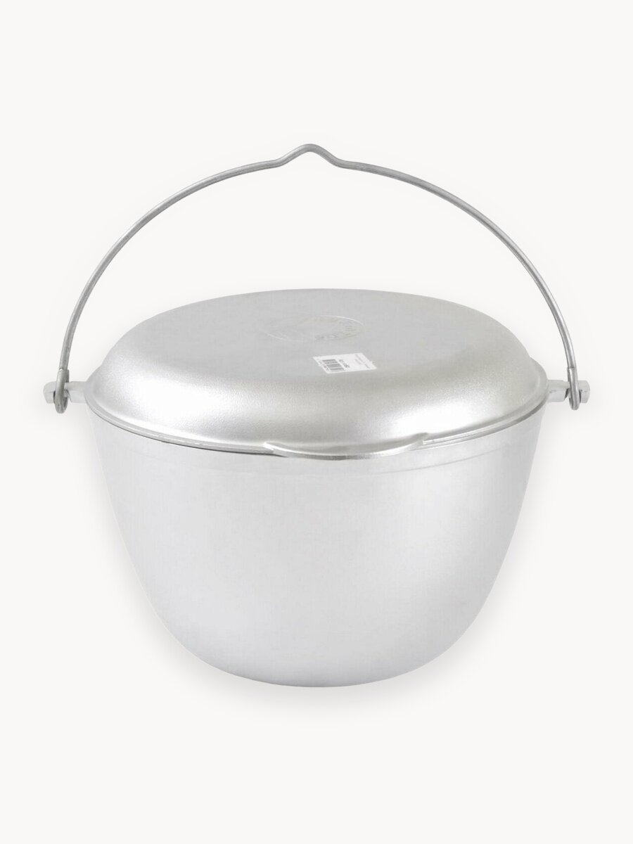 Казан походный Kukmara, литой алюминий, 5л, с крышкой-сковородой