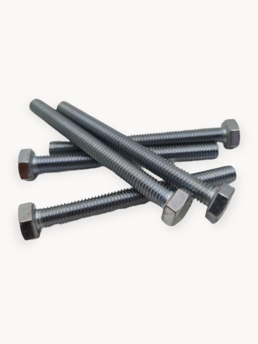 Болт М8 оцинкованный DIN 933 8х80мм (10 шт)