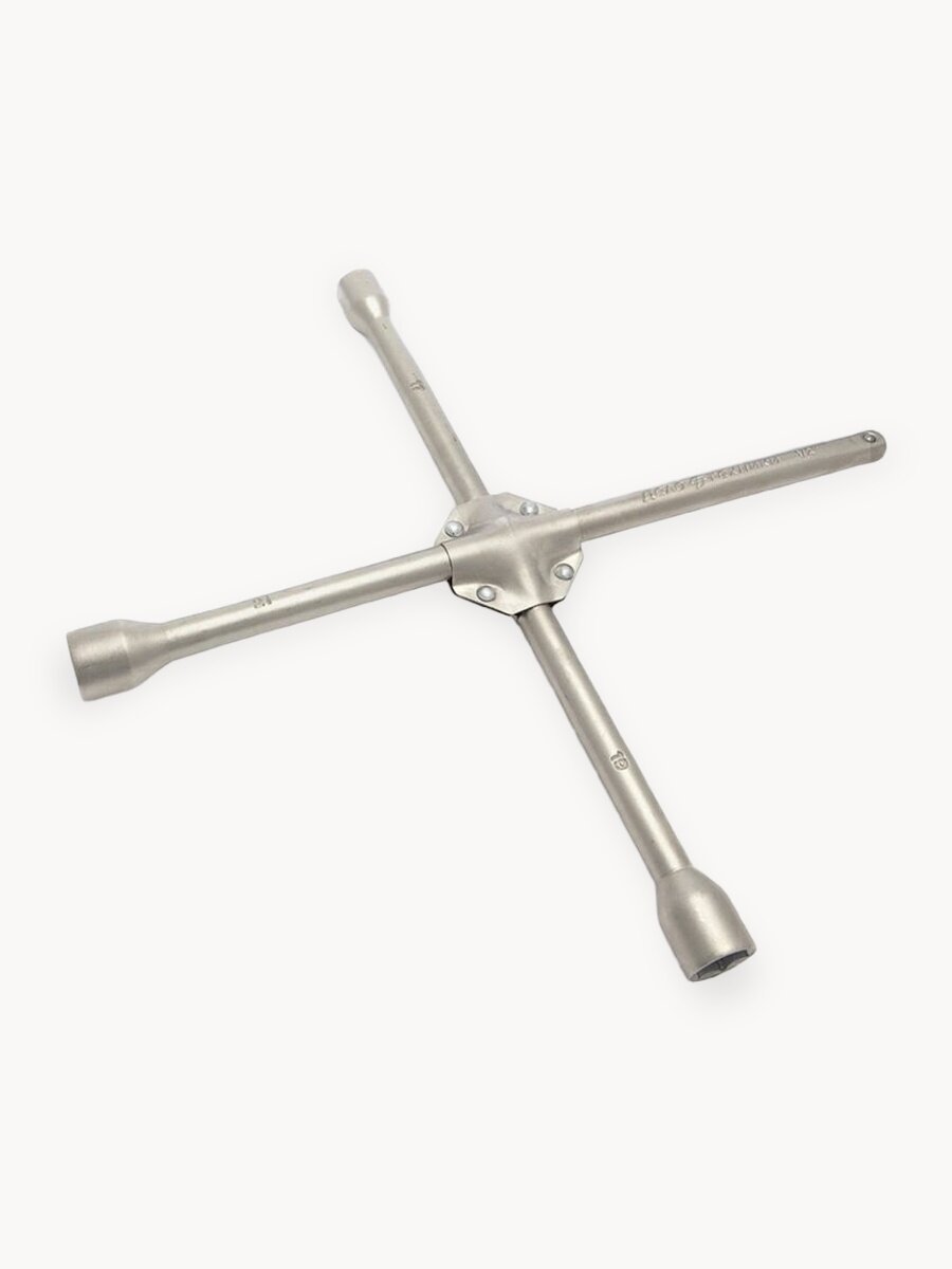 Ключ баллонный крестовой усиленный 17×19×21 мм×1/2", Дело Техники, 531221