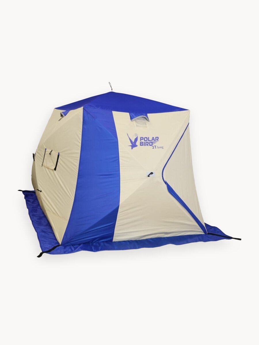 Палатка зимняя 3-местная Polar Bird 3T Long куб, трехслойная