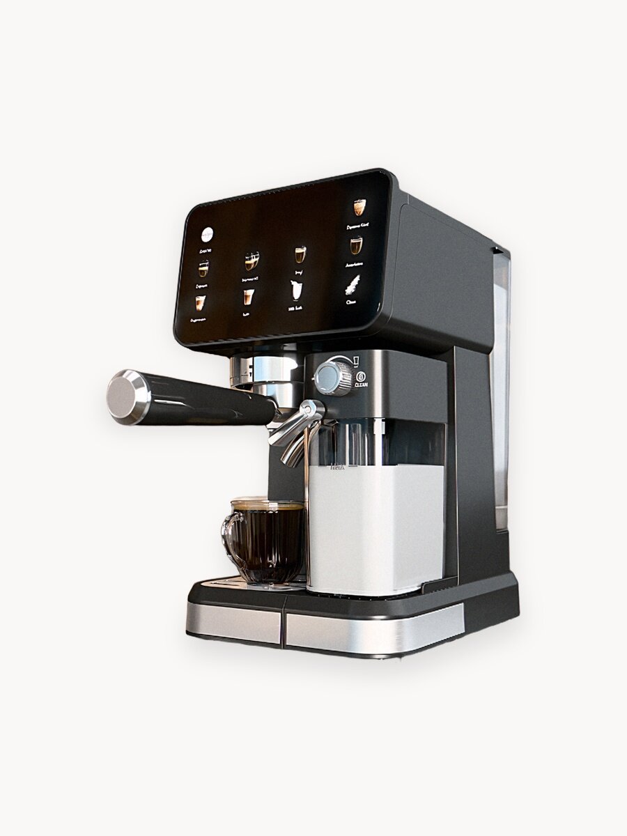 Рожковая кофемашина MOOCHI, автоматический капучинатор, 11 напитков