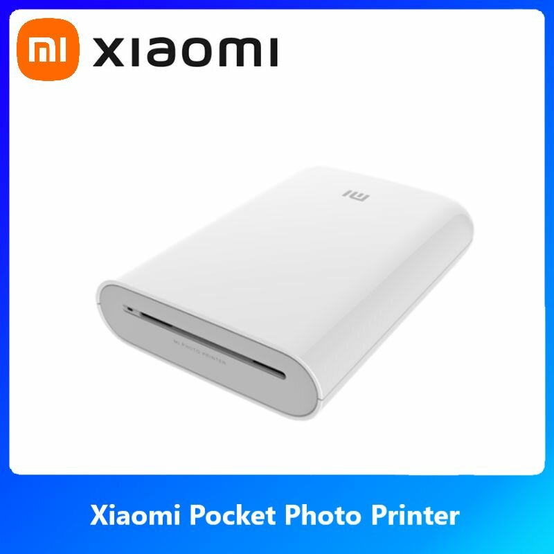 Фотопринтер Xiaomi Pocket Photo Printer ZINK AR цветной Портативный принтер Белый