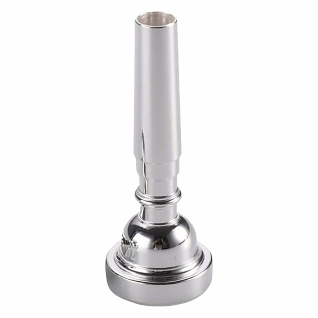 Мундштук для трубы серебристый