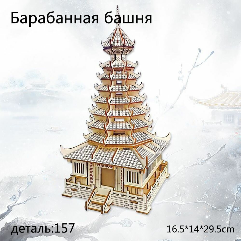 3D-диорама, древняя китайская архитектура