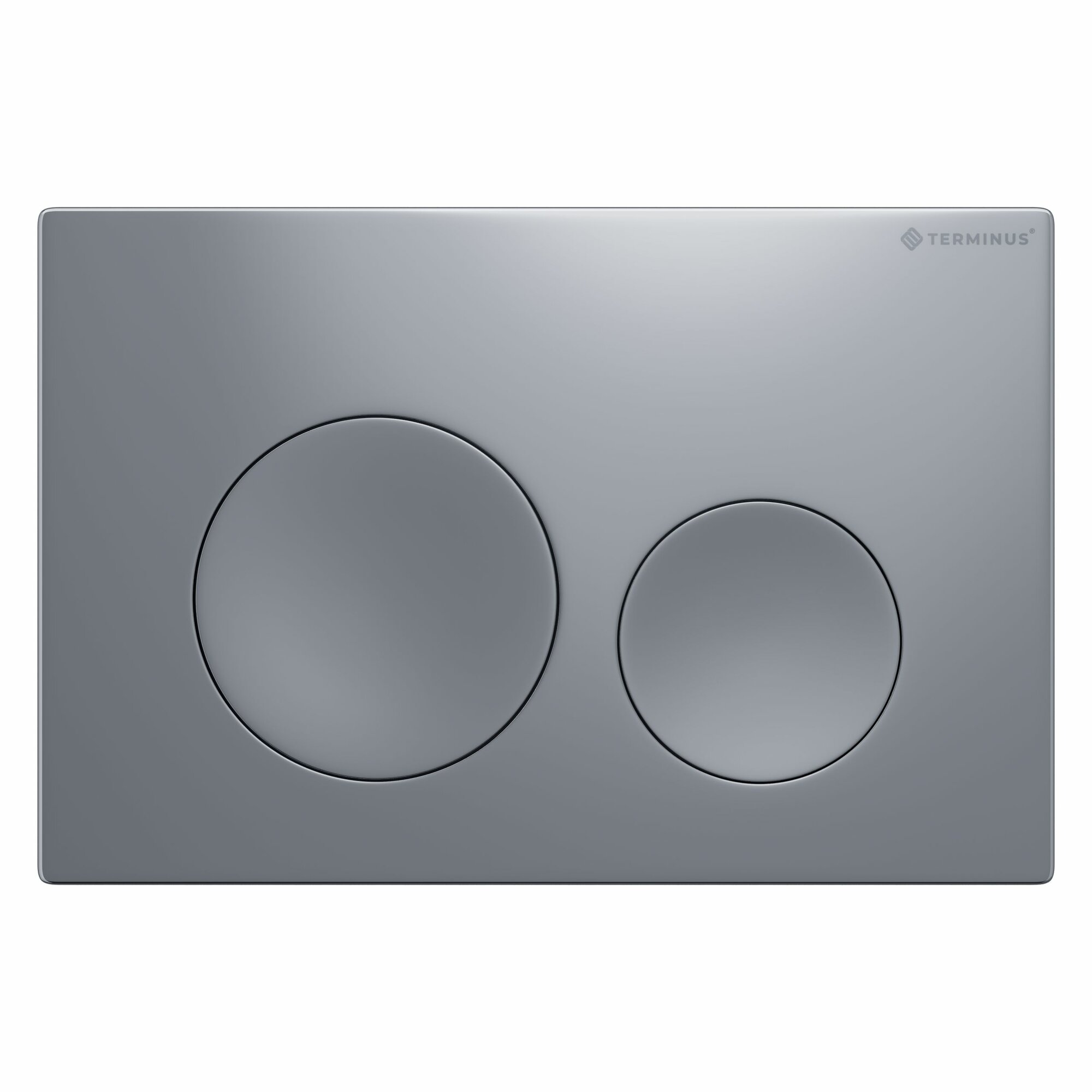 Клавиша смыва для инсталляции Terminus Classic кнопка круг цвет хром