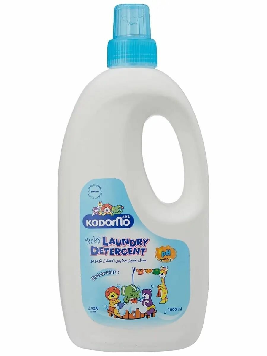 Жидкое средство для стирки детского белья LION Kodomo Baby Laundry Detergent, 1000 мл