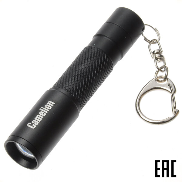 Фонарь LED51532 1Вт светодиодный алюминиевый корпус без элем питания IP45 (Camelion)