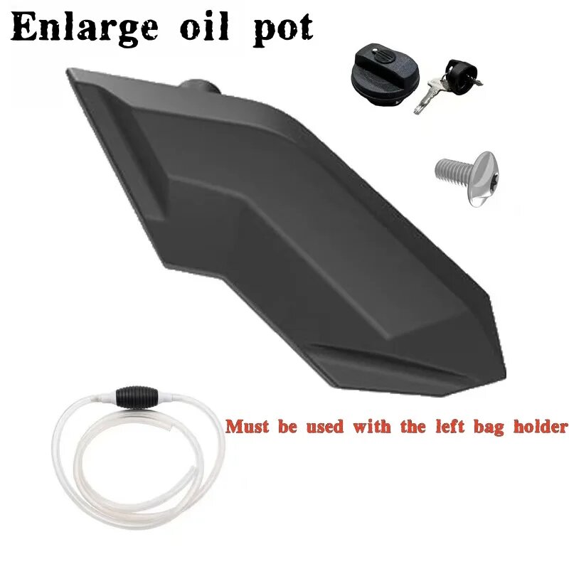 Для мотоцикла Zontes 703F увеличенный топливный бак 6L левый бак небольшой подвесной ящик ZT703-F оригинальные аксессуары Черный, C