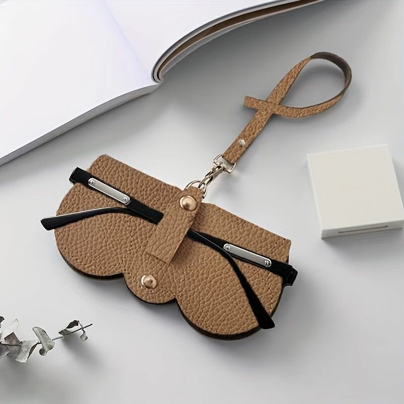 1 Модные PU кожаные очки коробки