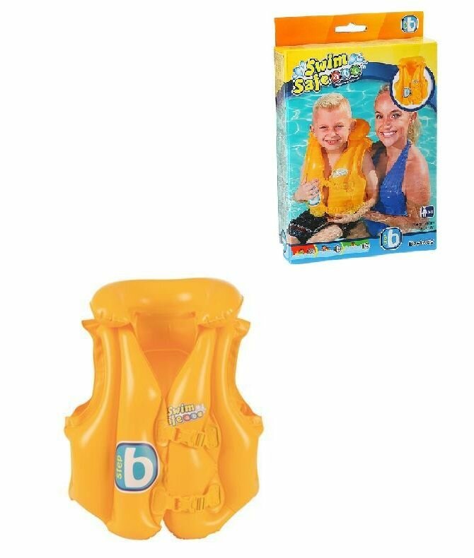 Жилет надувной детский, 51x46 см, 3-6 лет