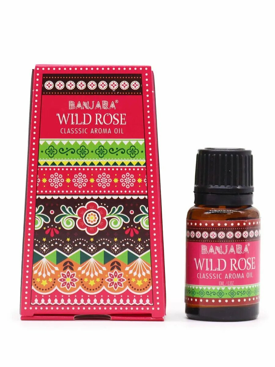 WILD ROSE Classic Aroma Oil, Banjara (дикая роза классическое ароматическое масло, Банджара), 10 мл.