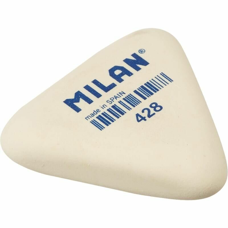 Ластик Milan 428 из натурального каучука треугольный 51x46x13 мм