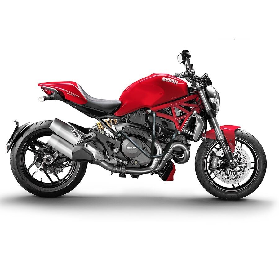 Дуги на мотоцикл DUCATI Monster 821, 1200 STREET, черный матовый цвет