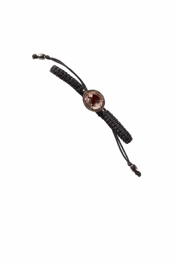 Браслет, комбинированное золото, серебро, 375, 925 проба, бриллиант, кварц