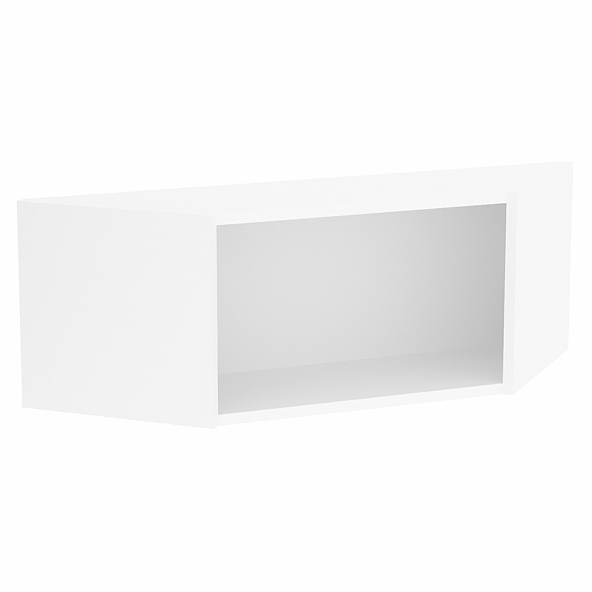 Антресоль угловая Эконом №5 (торец 300мм), Белый. Производитель товара - компания ТОБ.