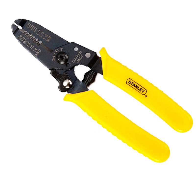 STANLEY 6" Multi-Function Wire Stripper Pliers with Blade AWG16-26 Electrician Specialized 84-477-22