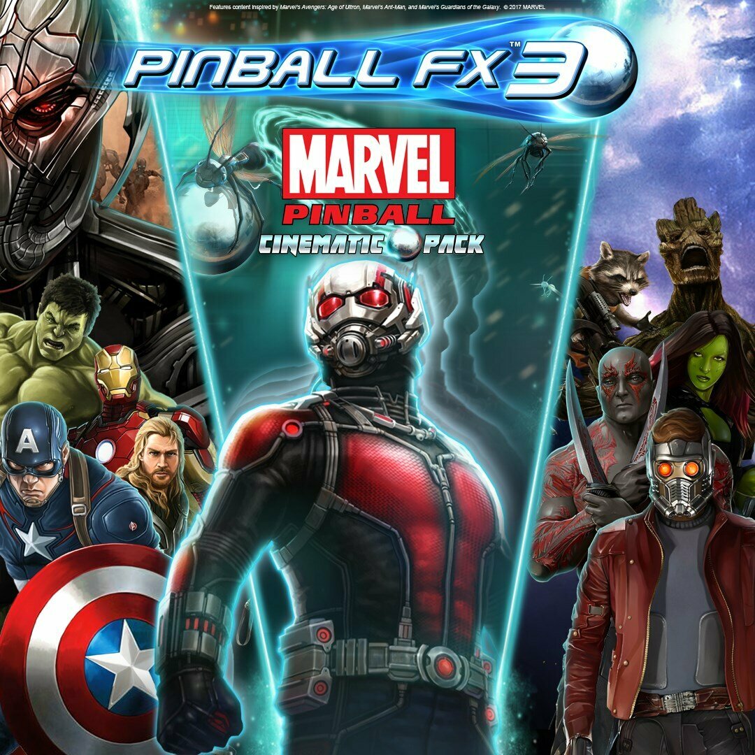 Игра Pinball FX3 - Marvel Pinball: Cinematic Pack для Xbox - Цифровой код для Microsoft Store