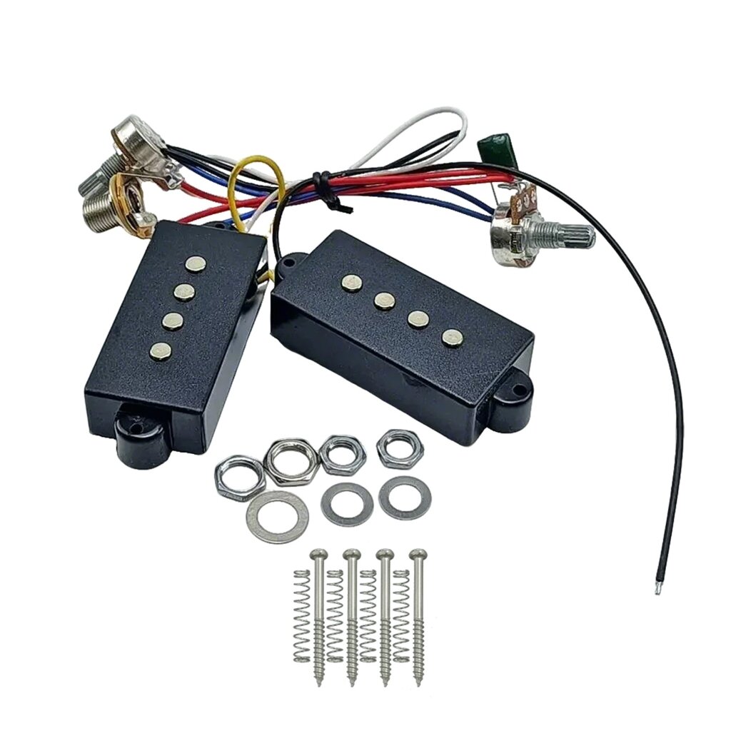 Tone Control Wiring Harness Bass Pickup 4 Strings Electric Bass Pickups Electric Bass Preamp Wiring Circuit Pickup