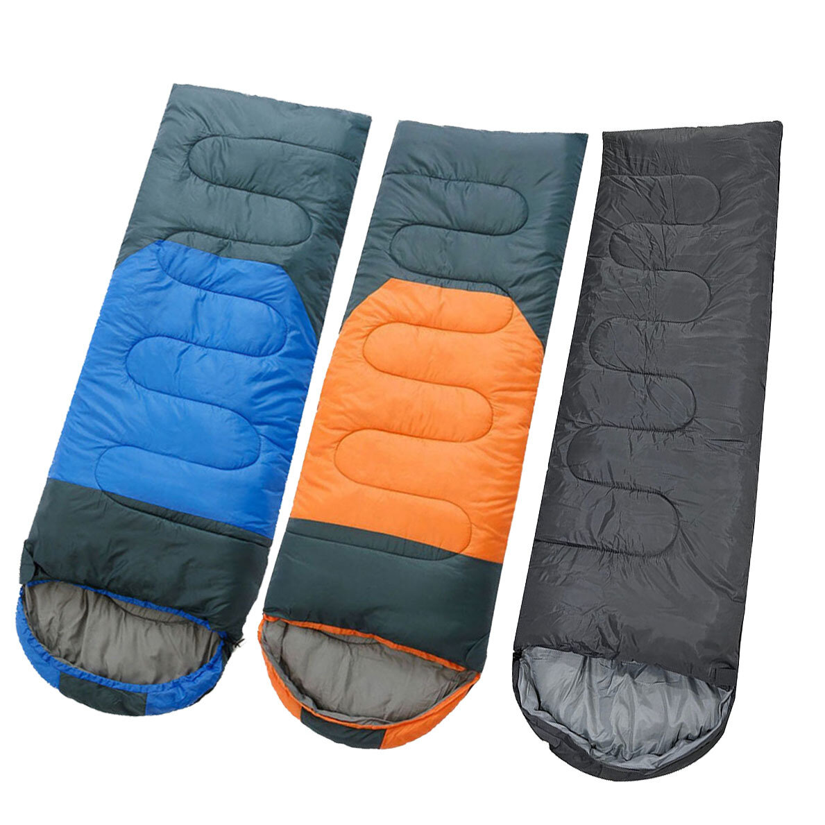 Спальный мешок для взрослых, теплый утолщенный спальник , смешанный цвет случайным образом, 1300 грамм, 1
