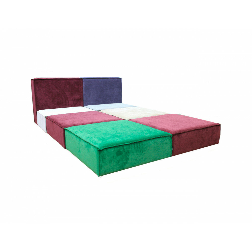 Кровать GRUPPO 396 "Скарбара" VelvetLux, двуспальное место, 160x220х80 см