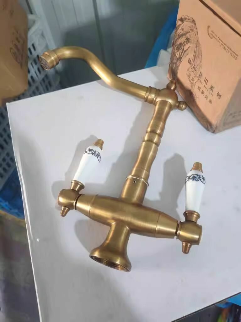 Смеситель для кухни MATRIX SMF-823267/BZ ретро бронза