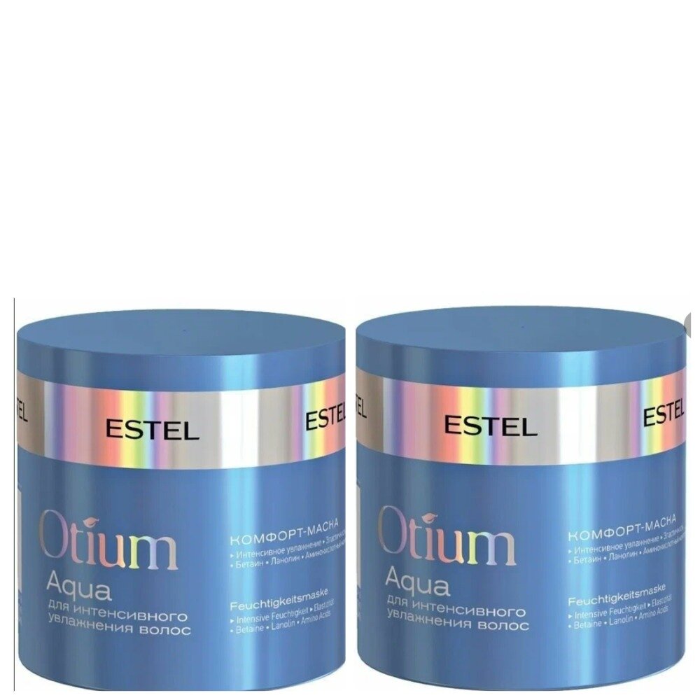 Набор Estel OTIUM AQUA: Комфорт-маска OTIUM AQUA 300 мл + Комфорт-маска OTIUM AQUA 300 мл