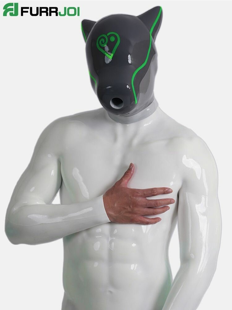 Furrjoi Силиконовая собака Ido с рисунком