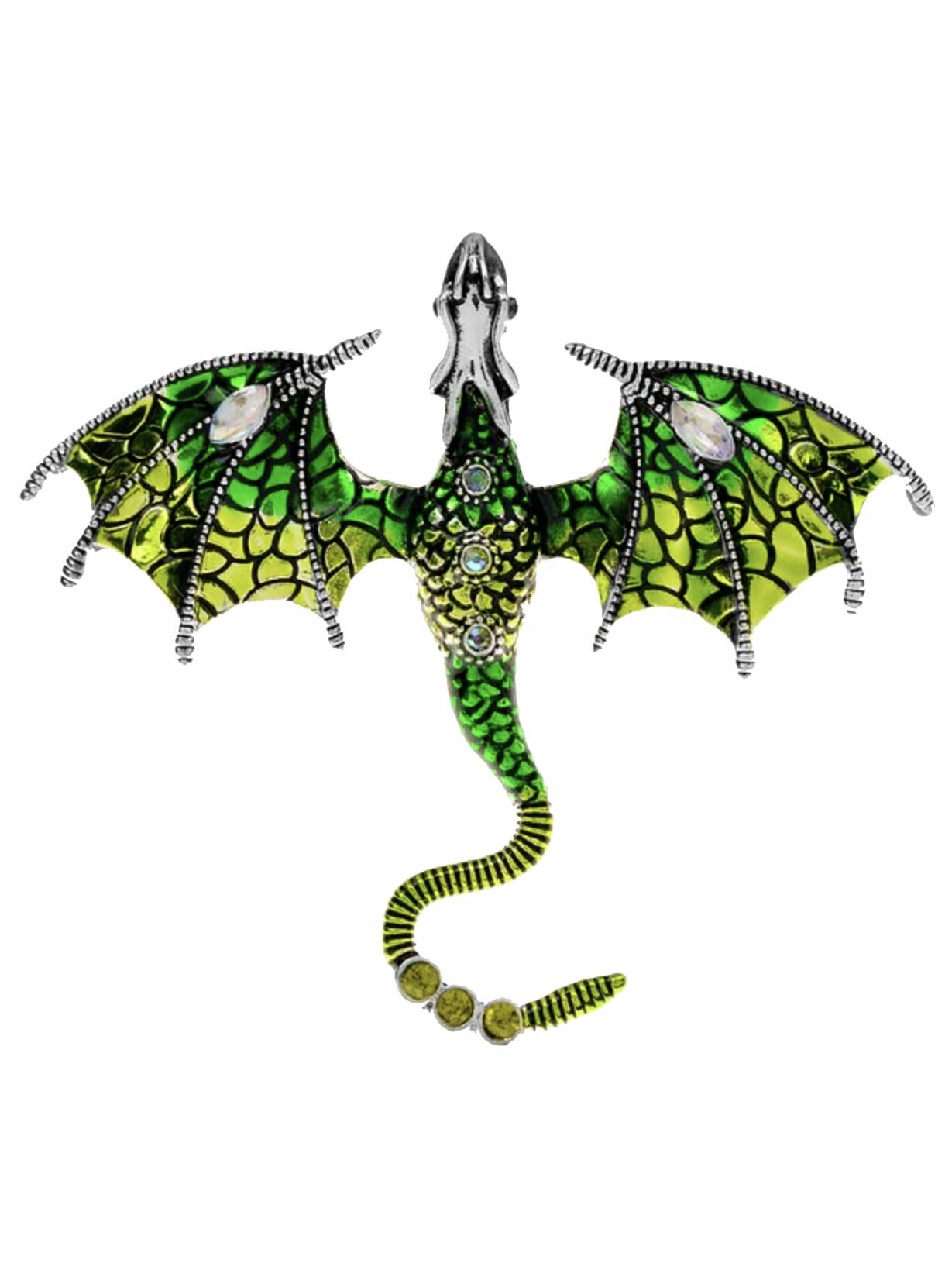 Брошь, стразы