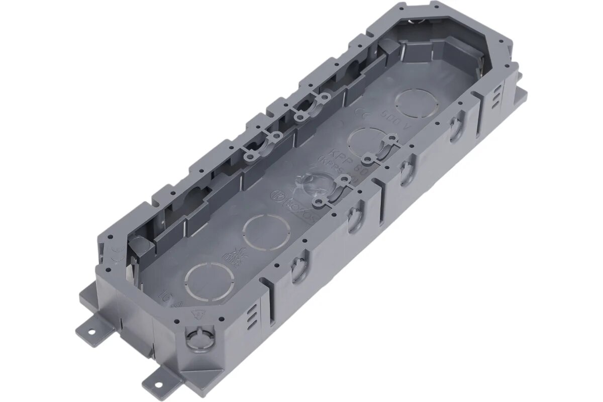 IEK PRIMER ONFLOOR 24 KNP-80-16-PA-7012 Напольная распределительная коробка для электроустановок