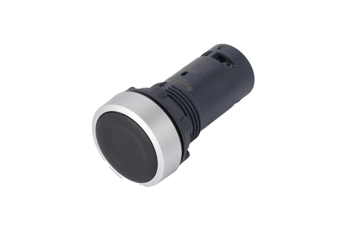 Systeme Electric SB7 моноблочная кнопка 22 мм черная с возвратом металл 2НО IP65 SB7EA23
