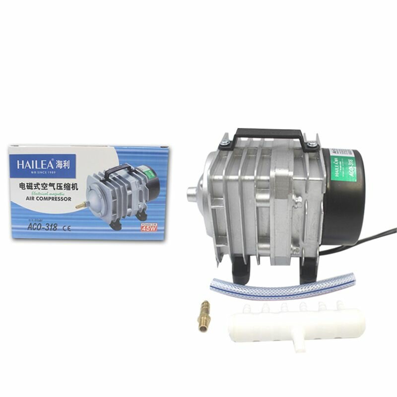 Компрессор воздушного насоса для аквариума HIALEA ACO-318 45 Вт 70 л/мин