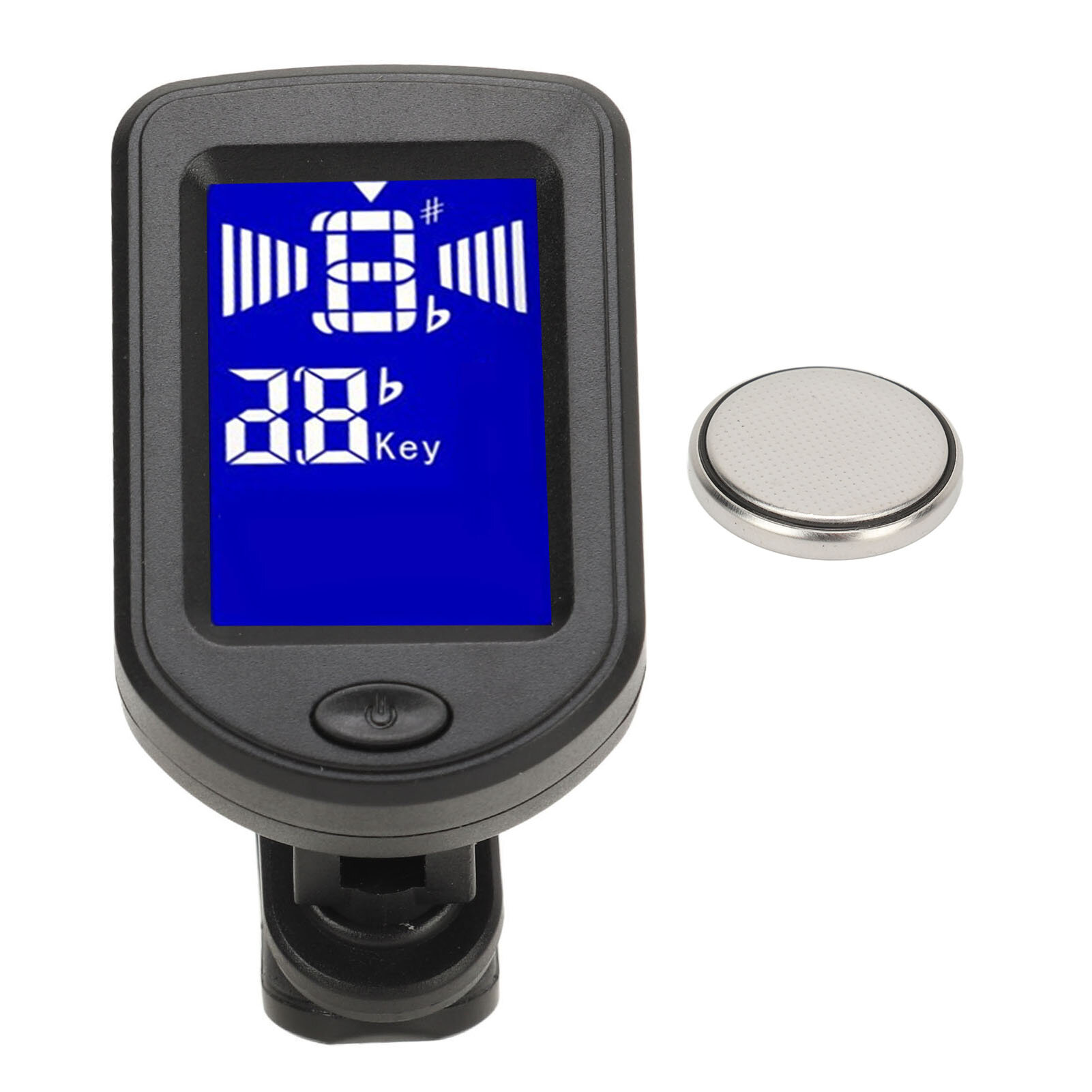 Цифровой электронный тюнер, многофункциональный, высокоточный, с зажимом для настройки струнных инструментов, гучжэн, эрху, пипа.