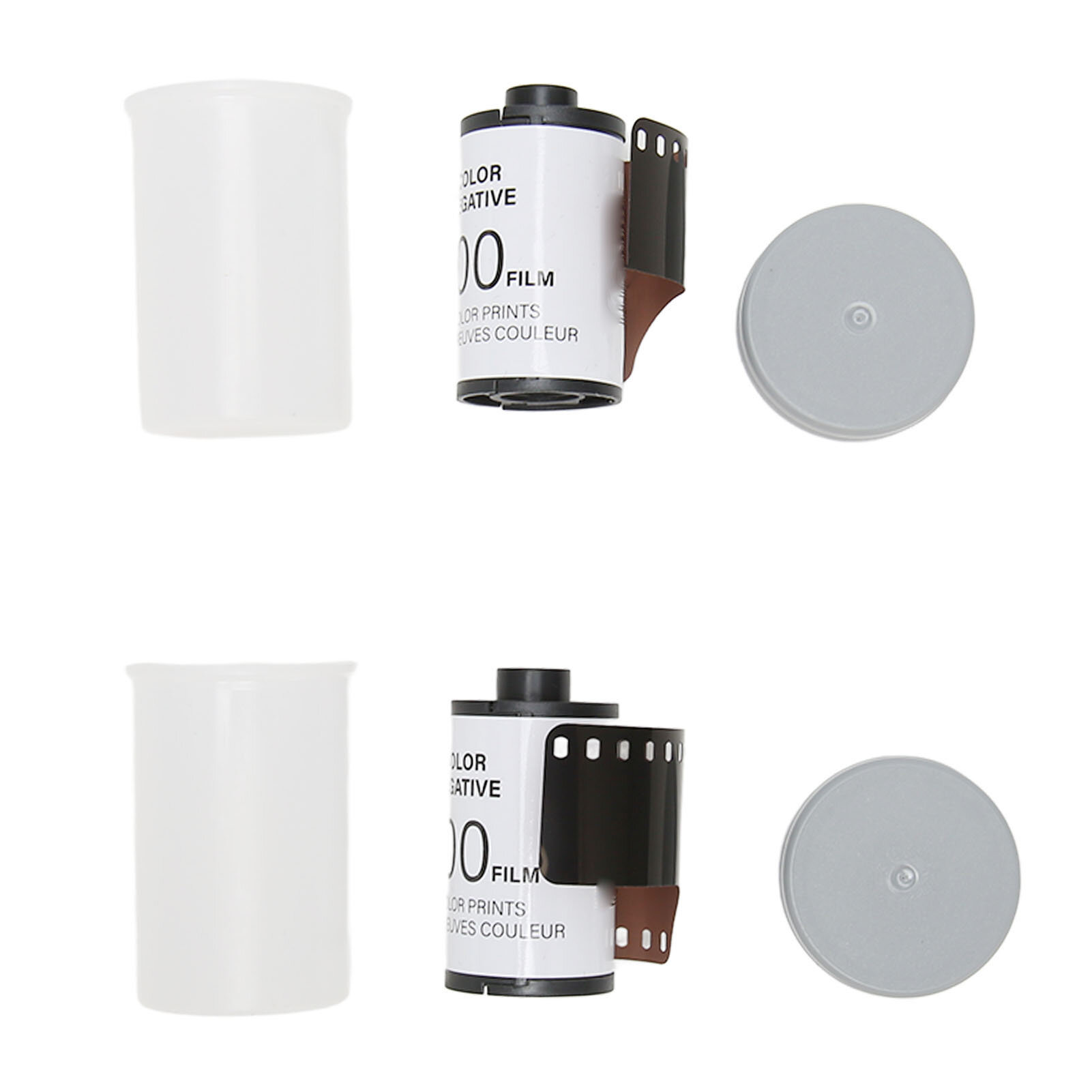 2 рулона 35-мм цветной фотопленки ISO 200, 8 листов каждый, HD-негатив высокой насыщенности для 135 камер