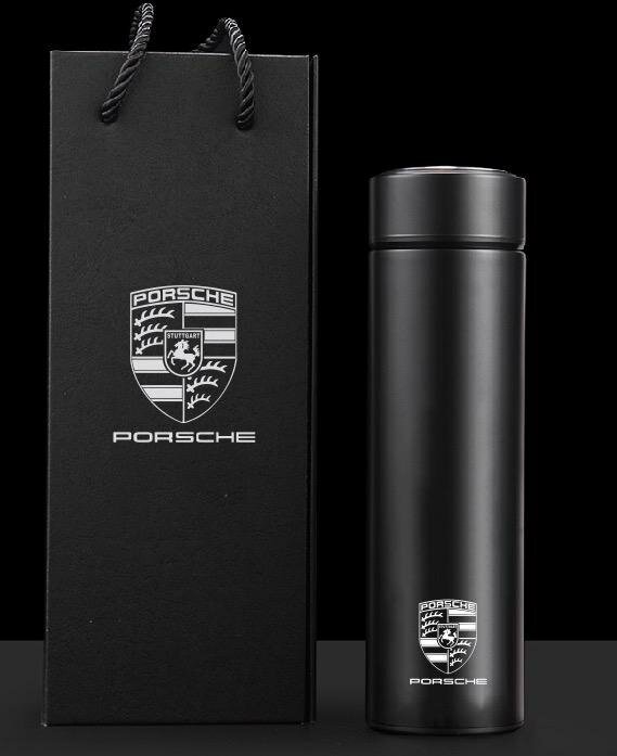 Термокружка Порше в подарочной коробке, с датчиком темературы