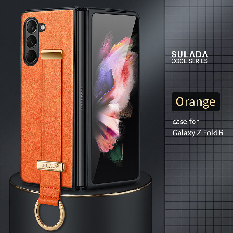 Чехол для Samsung Galaxy Z Fold 6 / Samsung Z Fold6/ Самсунг Галакси З Фолд 6 Высококачественная кожа Чехол