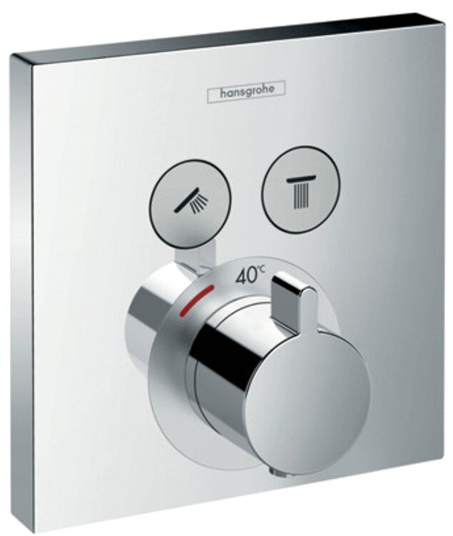 Термостат Hansgrohe ShowerSelect 15763000, латунь, длина 82 мм