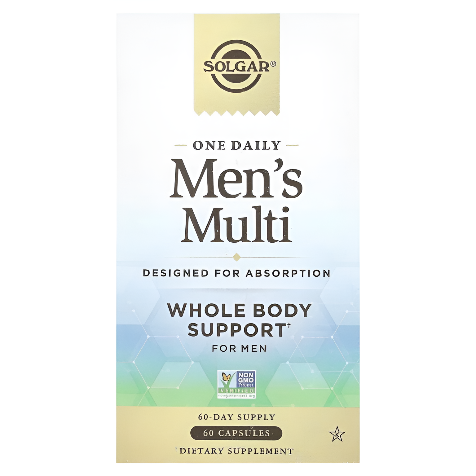 Solgar, One Daily Men's Multi, мультивитамины для мужчин, 60 капсул