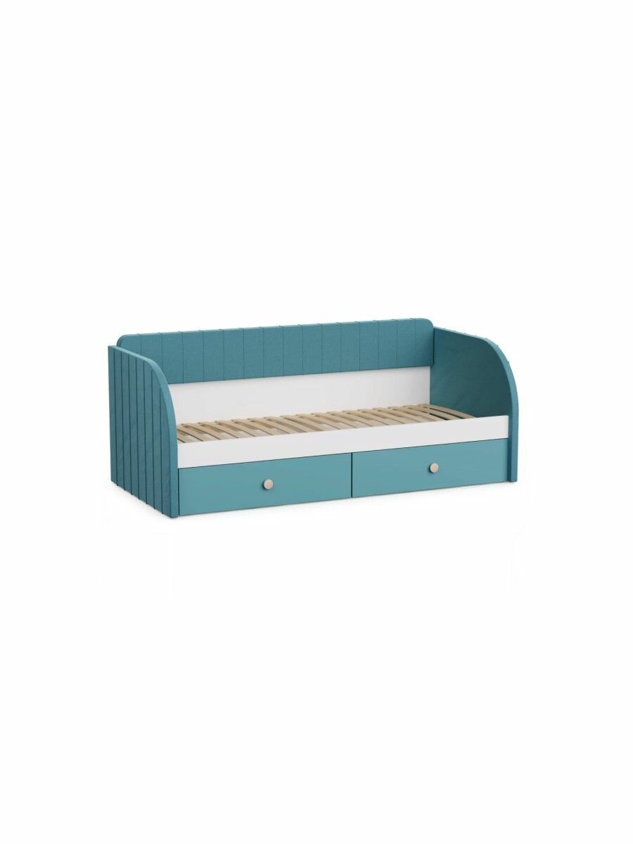 Кровать-тахта Askona Kids (Аскона) Lenny (Ленни) Зеленый+Белый 90х200