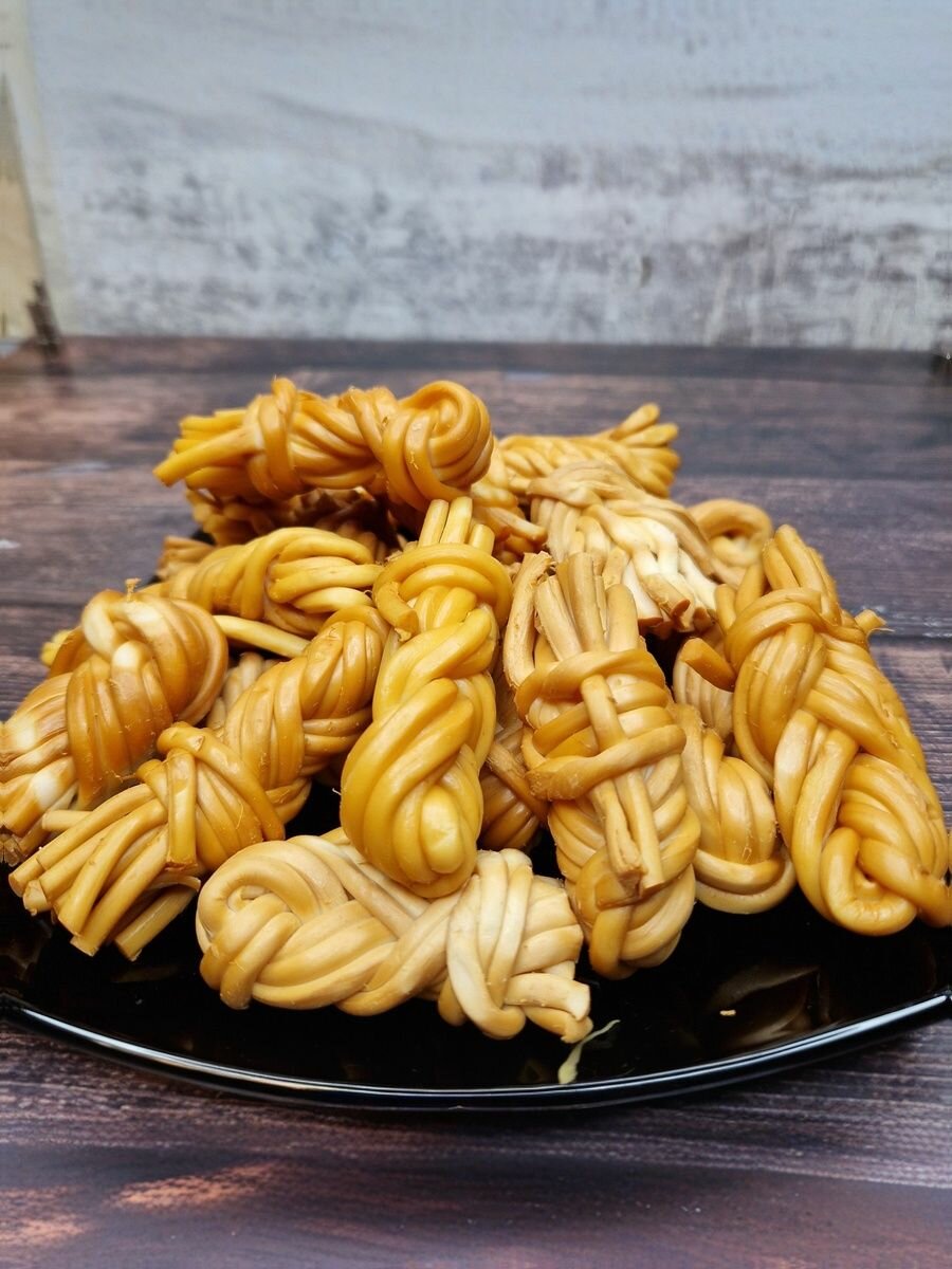 Сыр сухой копченый Косичка мини 500 гр. Фома Лукич