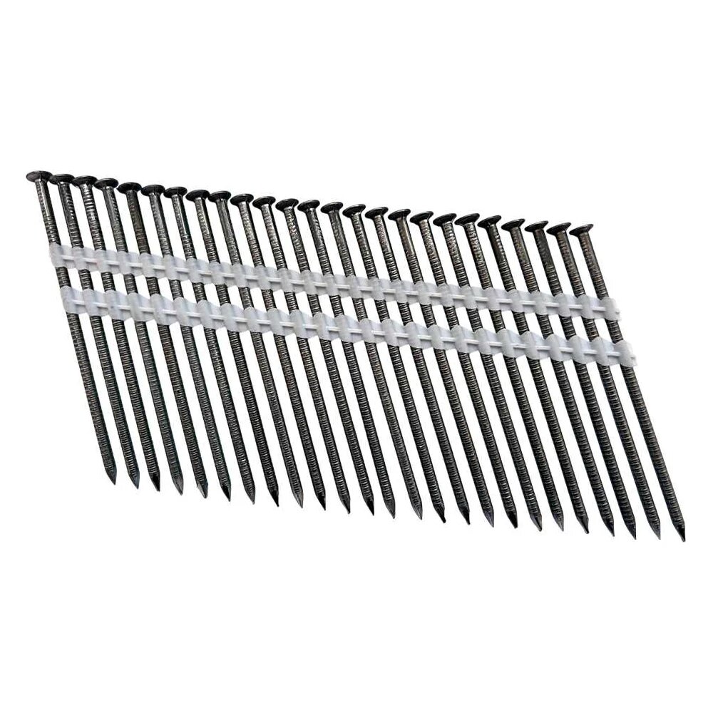 Белгвоздь Гвозди реечные для пневмопистолета 21 градус SN21 3,1x90 мм ершенные, 1000 шт SN21.3190.1000